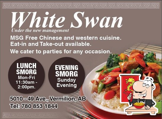 Menu at White Swan Restaurant, Vermilion