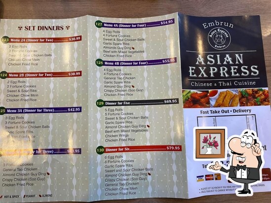 Embrun Asian Express, Embrun - Restaurant menu, prices and reviews