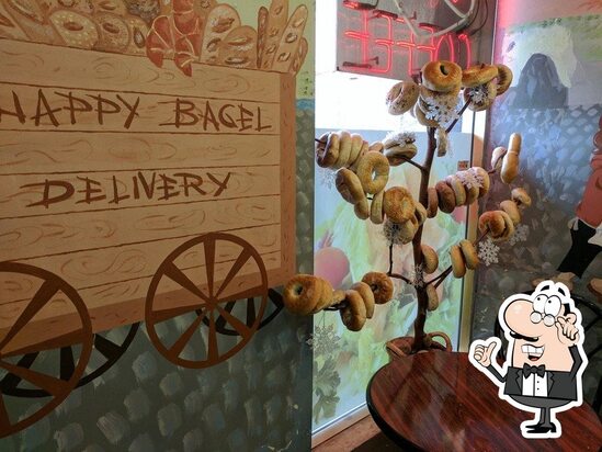 Menu at Happy Bagel Bakery, Toronto