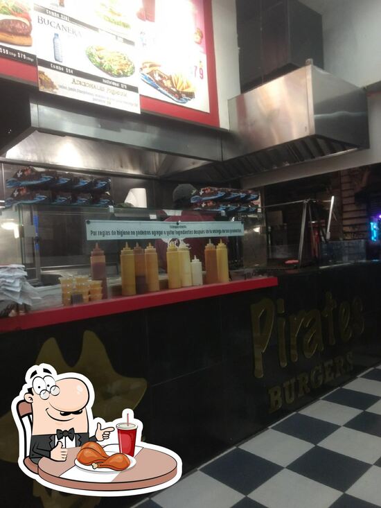 Restaurante Pirates Burgers, Ciudad de México, 16 de Septiembre 37 ...