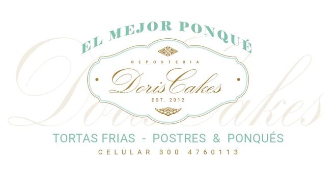 Carta de Doris cakes tortas frías, postres y ponqués, Cúcuta