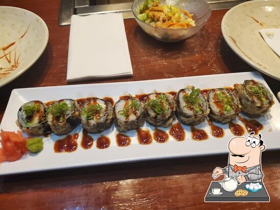 Menu at Hamada of Japan steakhouse, Tinley Park