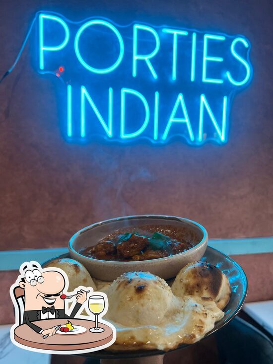 Menu at Porties Indian restaurant, Port Noarlunga