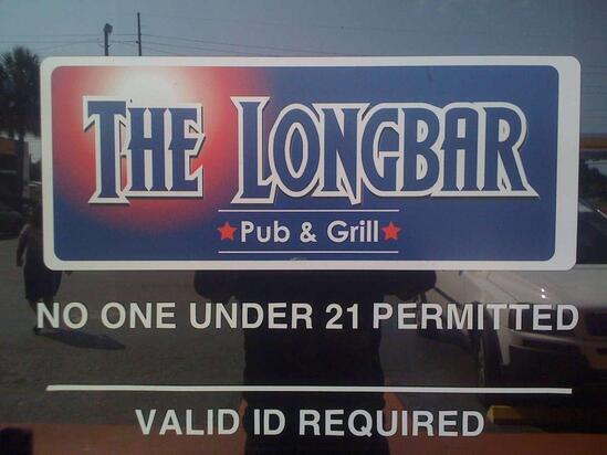 Menu at The Long Bar Pub & Grill, Tampa