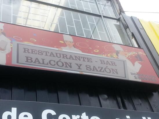 Menu at Restaurante Bar Balcon Y Sazon, Bogotá