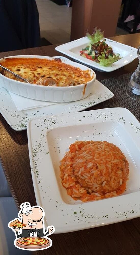 Menu at Samos, Griechisches Restaurant, Schwerin