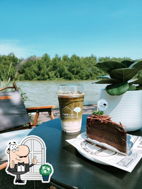 Menu at April cafe’, Bang Khla