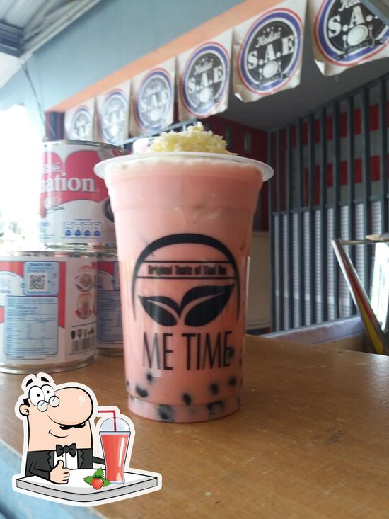Carta del café ME TIME Minuman Premium THAI TEA, CHESEE TEA, Cilacap