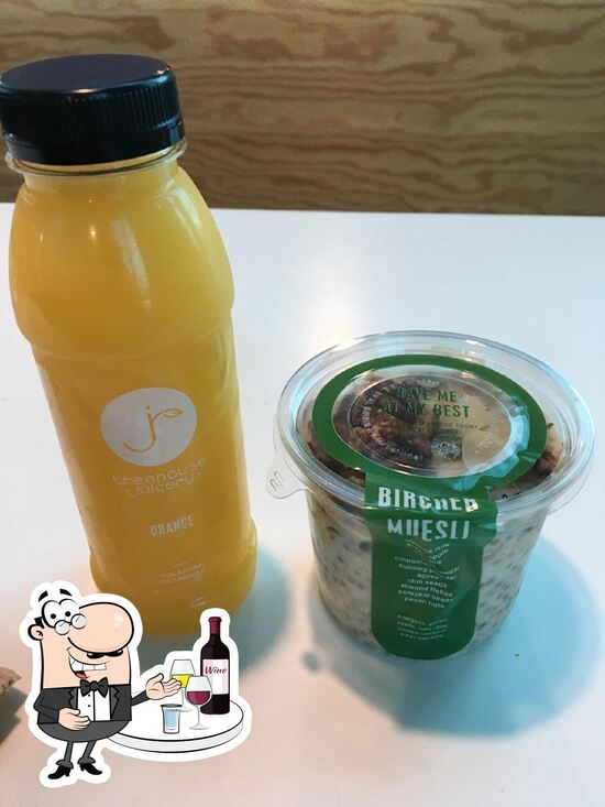 Treehouse Juicery restaurant, Dubai, Terminal 3 - Restaurant menu and ...