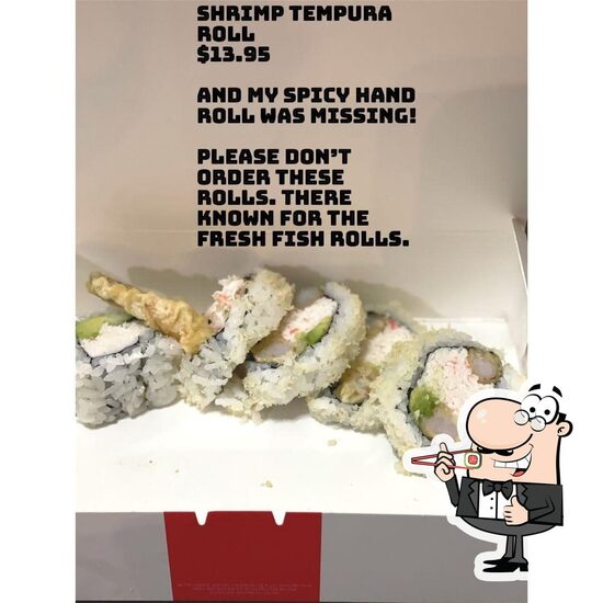 Menu at Kabuki Japanese Restaurant, Oxnard