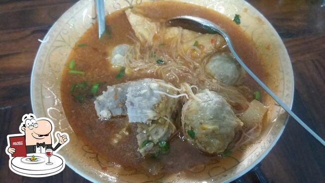 Menu at Bakso Titoti restaurant, Karawang