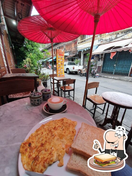 Menu at Ricky's restaurant, Bangkok, 168/7 Samsen 4 Alley