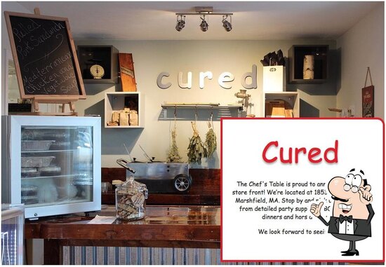 Menu at CURED - The Chefs Table restaurant, Marshfield