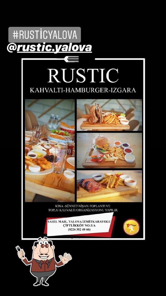 Menu at Rustic Burger Yalova, Yalova