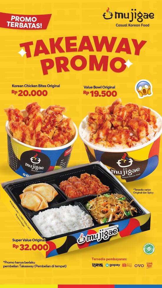 Menu at Mujigae Korean Delivery Peta restaurant, Bandung