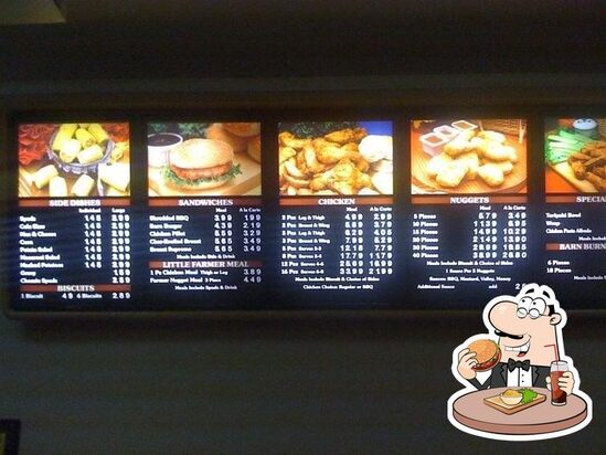 Menu at The Chicken Barn, Modesto, Oakdale Rd