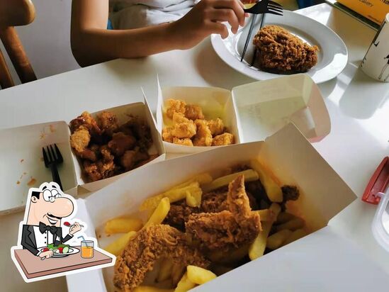 Menu at chunky chook restaurant, Auckland