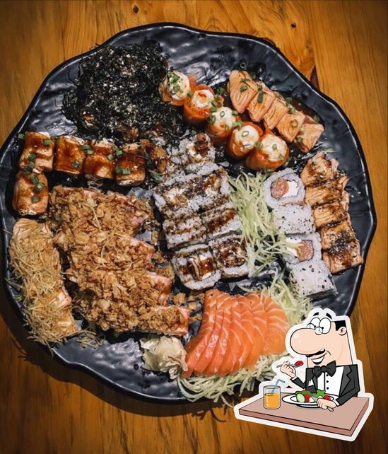Menu at kitsune sushi restaurant, Jardim