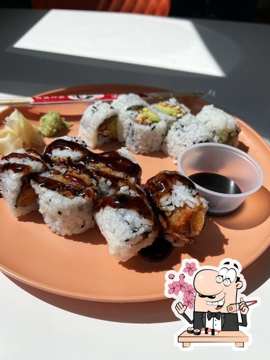 Menu at Sushi Shack restaurant, Greer