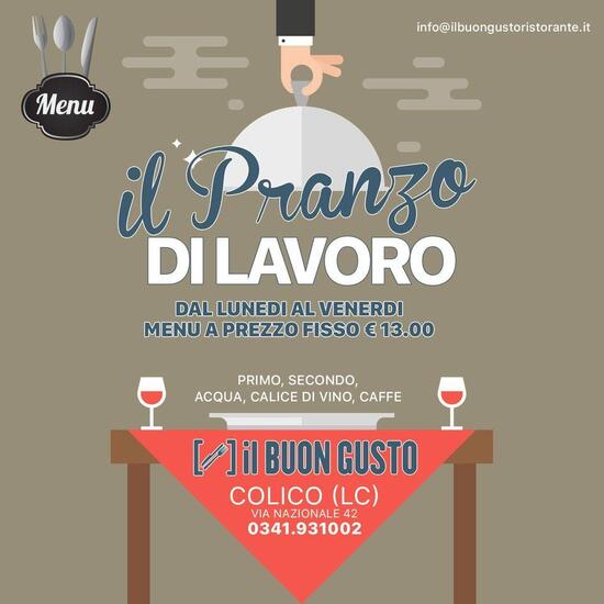 Menu da Il Buon Gusto Ristorante, Colico Piano