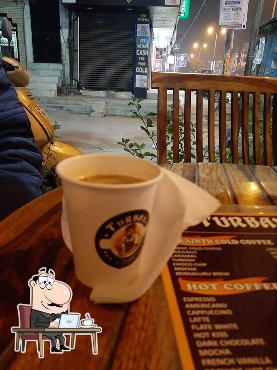 Menu at Turban coffee, Delhi, D14-240