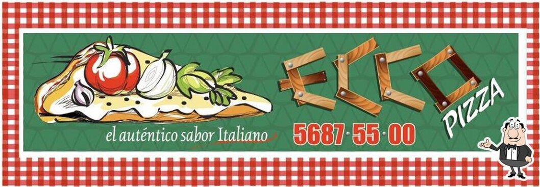 Menu at ECCO PIZZA restaurant, Mexico City