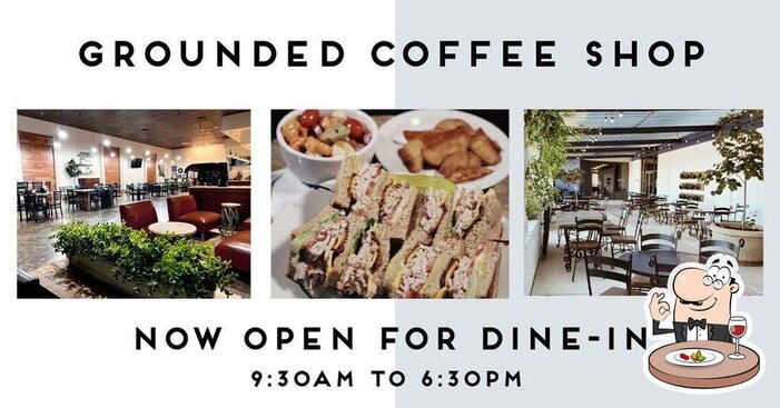 Menu at Grounded Coffee Shop and Bookstore cafe, Belen