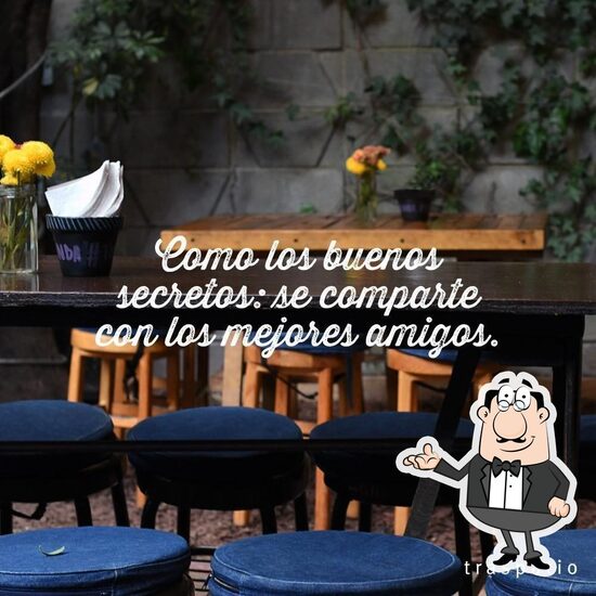 Menu at Traspatio pub & bar, Mexico City