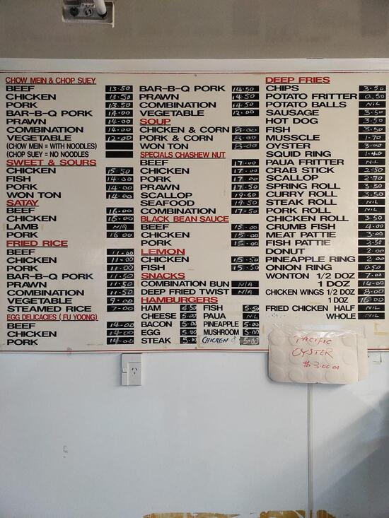 Menu at Clive Fast Foods & Takeaways, Clive