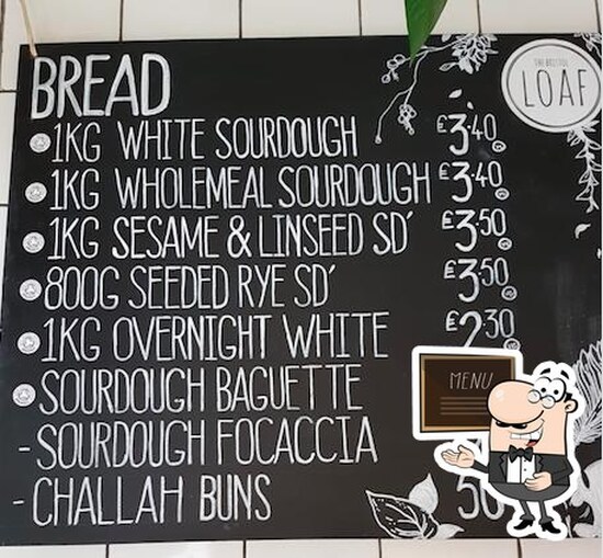 Menu at The Bristol Loaf - Redfield cafe, Bristol, 213 Church Rd