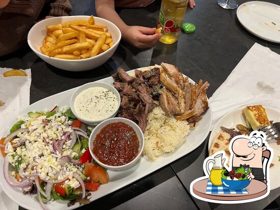 Menu at Ozi’s Yeros Greek Street Food restaurant, Springfield Central