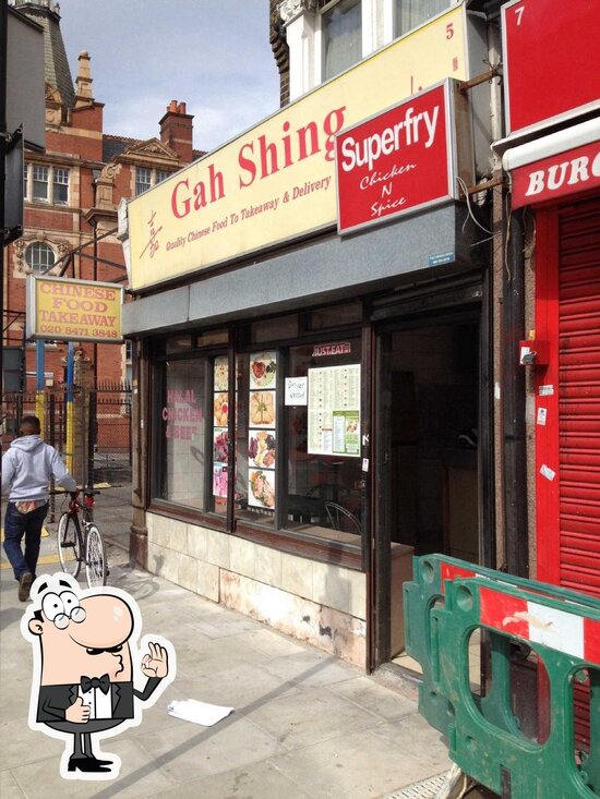 Menu at Gah Shing restaurant, London, 5 High St S