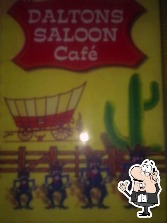 Menu at Daltons cafe, Zipari