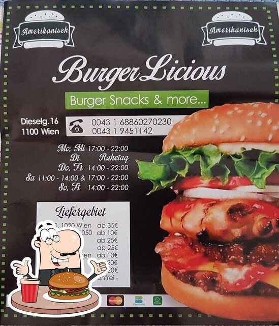Burgerlicious restaurant, Wien, Dieselgasse 16 - Restaurantbewertungen