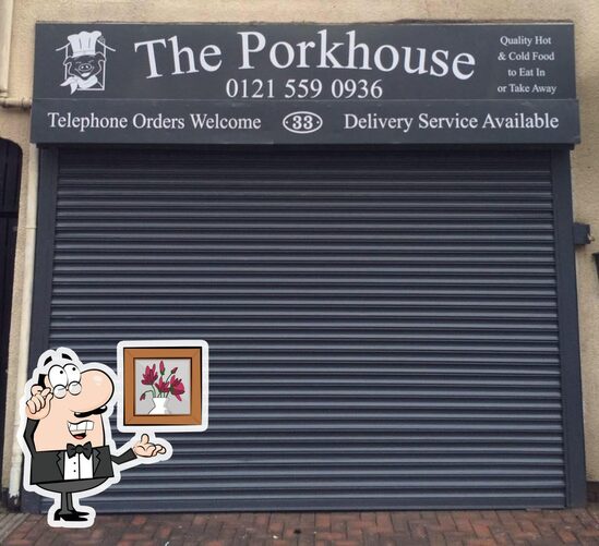 Menu at The Porkhouse cafe, Rowley Regis