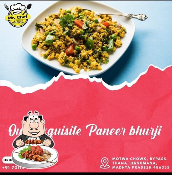 Menu at Hotel Mr. Chef (A Family Restaurant) - Hanumana, Hanumana