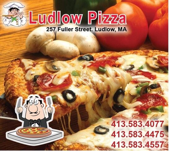 Menu at Ludlow Pizza pizzeria, Ludlow, 257 Fuller St