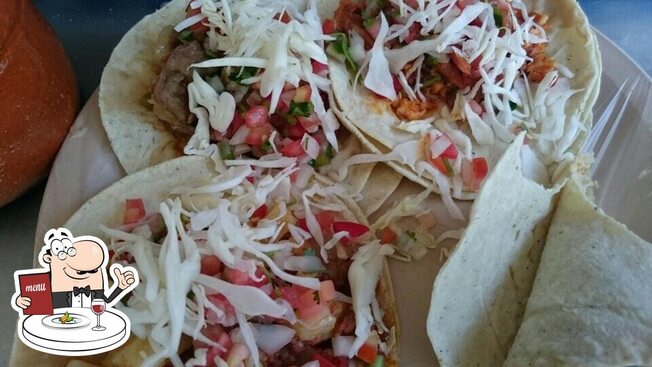 Menu at TACOS El GOYO restaurant, Guadalajara