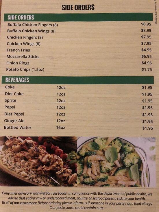 Menu at Discovery Cafe, Cambridge, 157 6th St