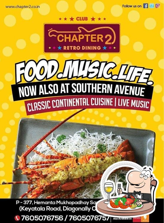 Chapter 2, Kolkata - Restaurant menu, prices and reviews