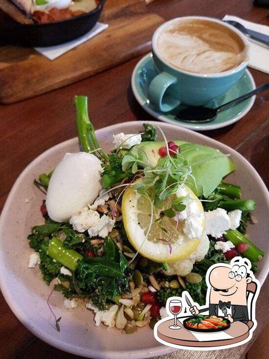Menu at House of Hubert cafe, Tugun