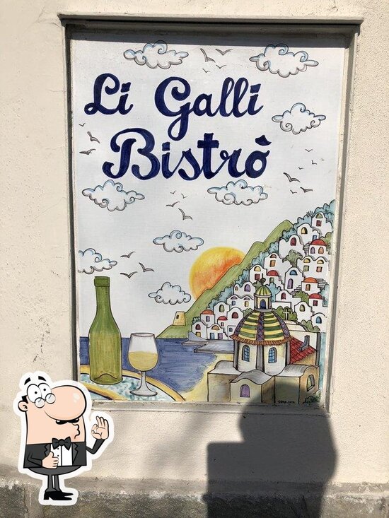 Menu at Li Galli bistrot pub & bar, Positano, Via Cristoforo Colombo