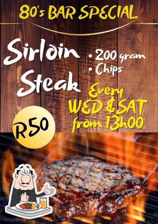 The 80s Bar, Cape Town - Restaurant menu, prices and reviews