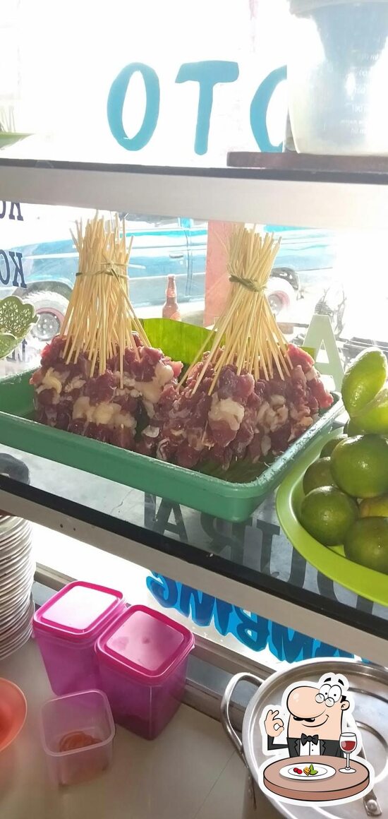 Menu at Sate Madura Pak Rahmat restaurant, Muara Rupit