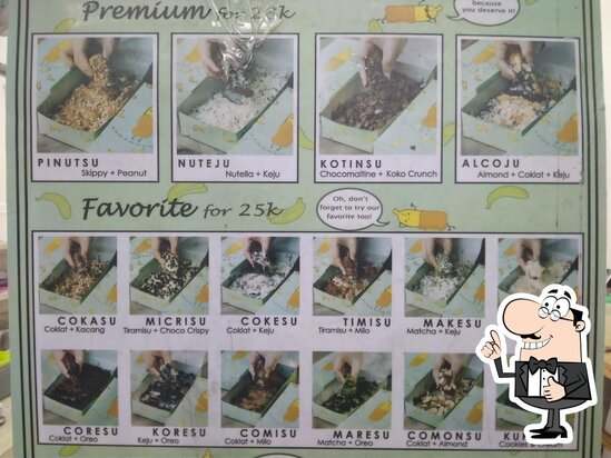 Menu at BANANUGGET desserts, East Jakarta, QW4M+MP7
