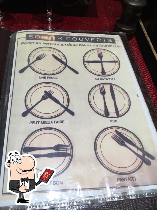 Carta del restaurante Le Bidou, Paris