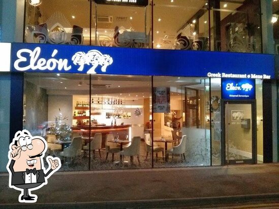 Menu at Eleon restaurant, Sutton Coldfield