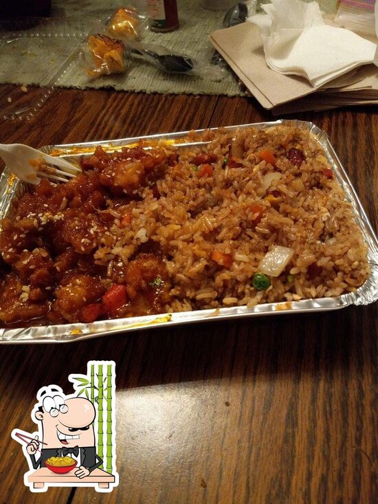 Menu at Golden China Buffet restaurant, Kinston