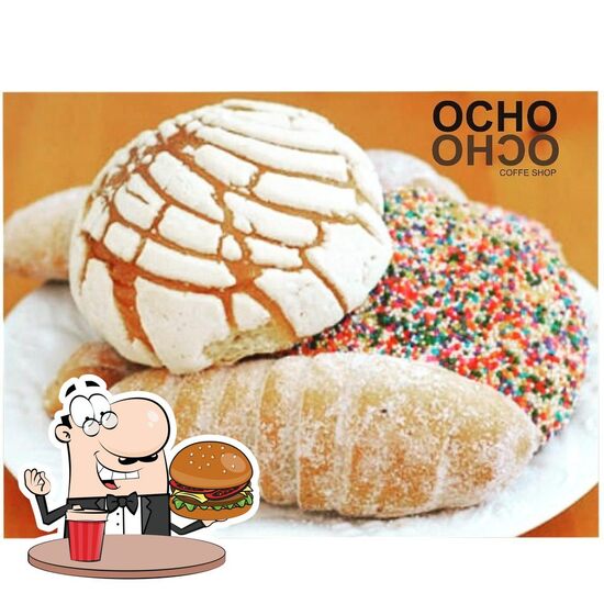 Menu at Ocho café, Mexico City
