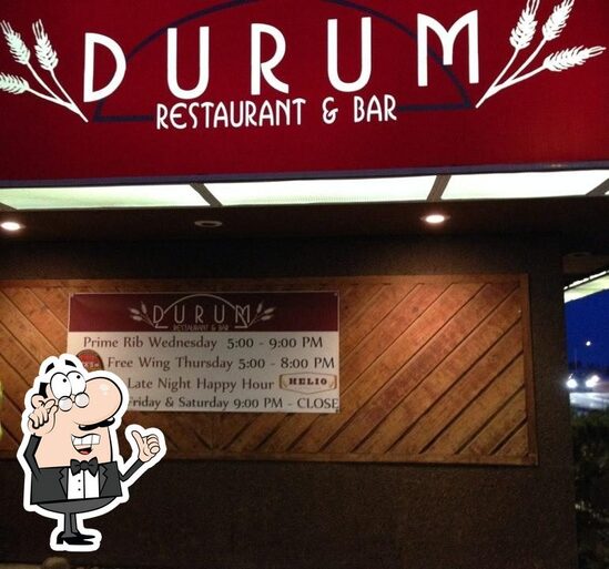 Menu at Durum Restaurant, Glasgow, U.S. Rte 2